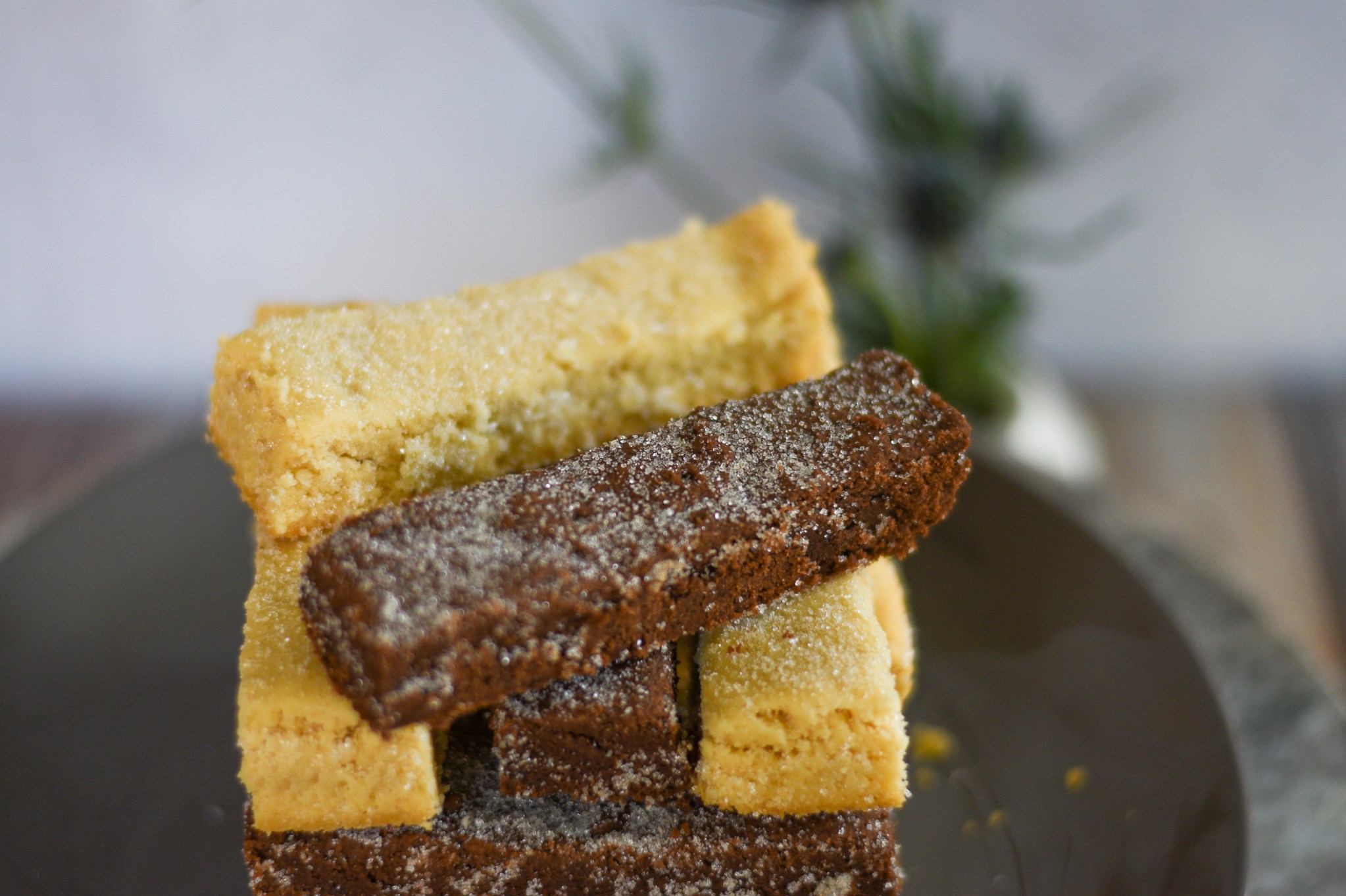 Chocolate and vanilla shortbread – Very Nearly Teatime