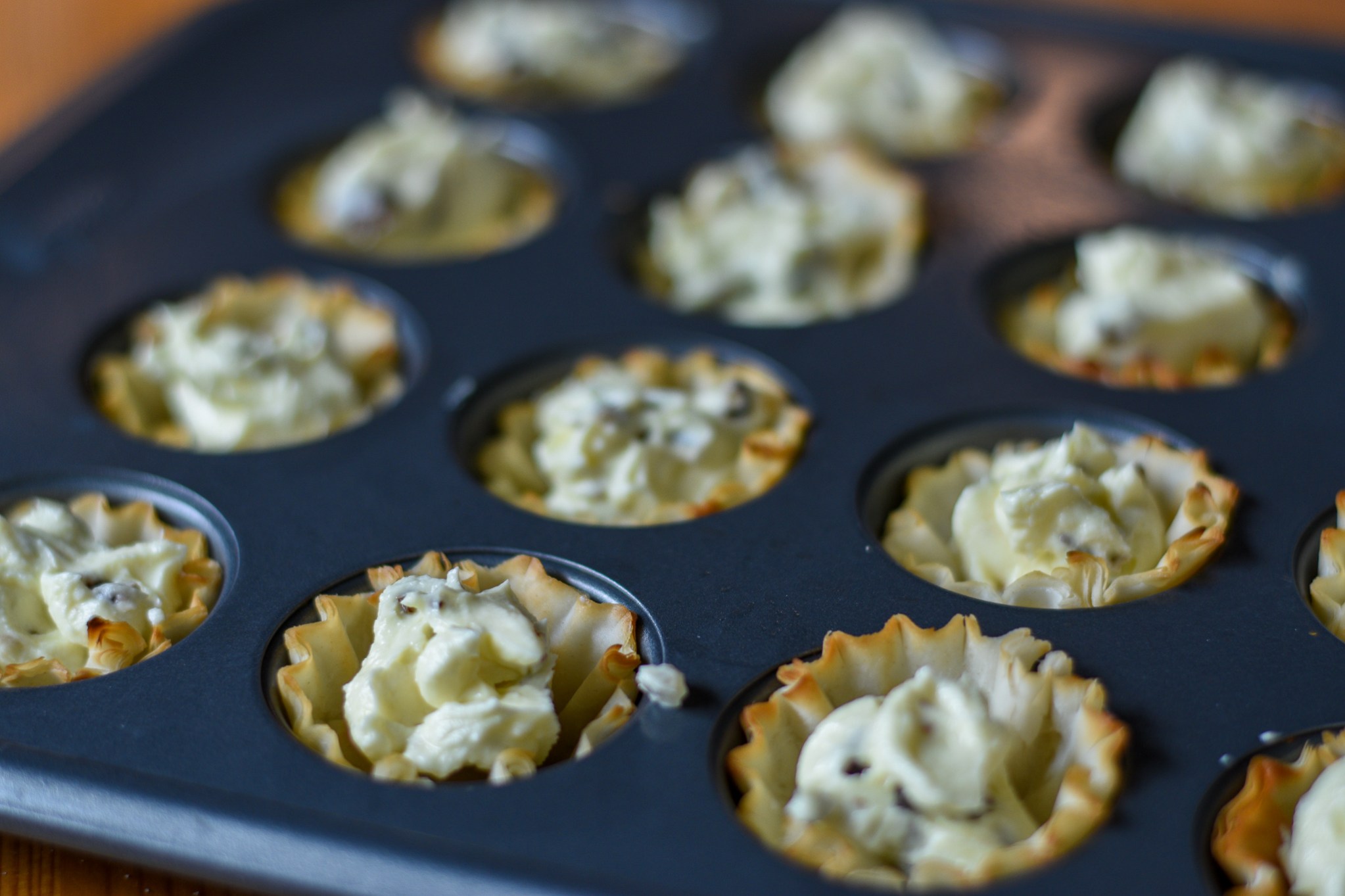 Goat Cheese, Honey and Fig Tassies – Very Nearly Teatime