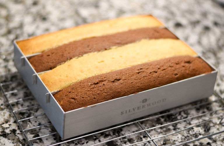 Honey and Cocoa Battenberg Cake – Very Nearly Teatime